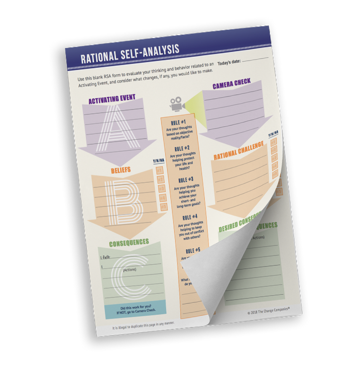 Rational Self-Analysis Check Pad – The Change Companies
